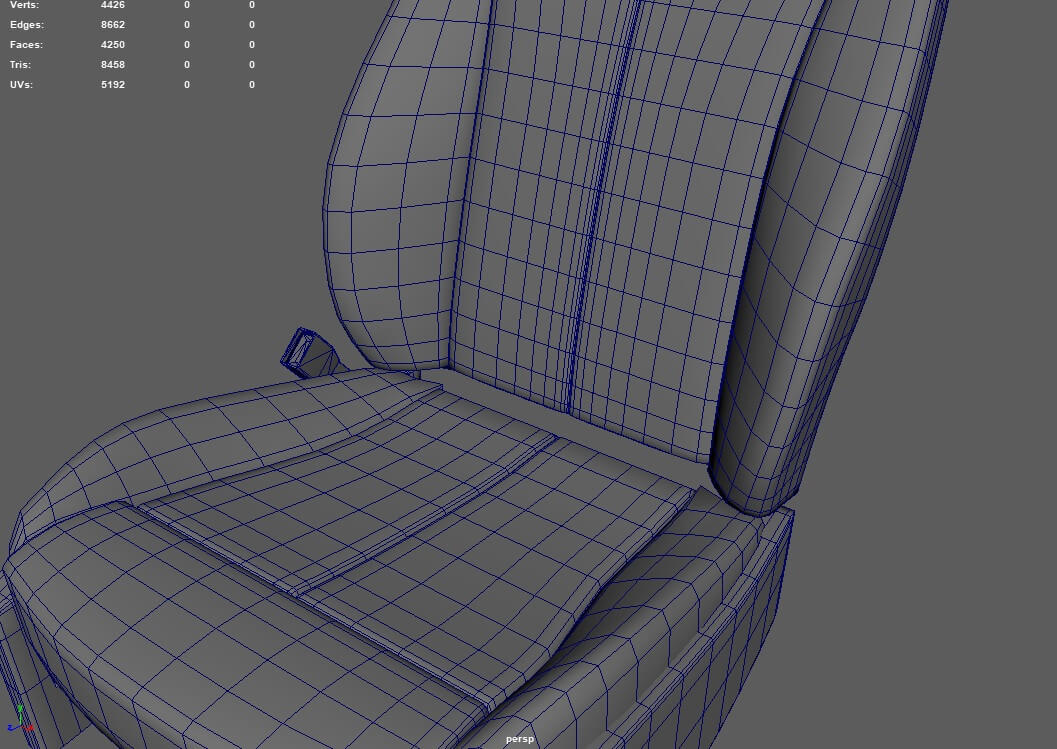 Car Seat 04 Concept - 3D Model by ViperJr3D
