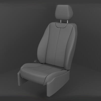 Car Seat 04 Concept - 3D Model by ViperJr3D