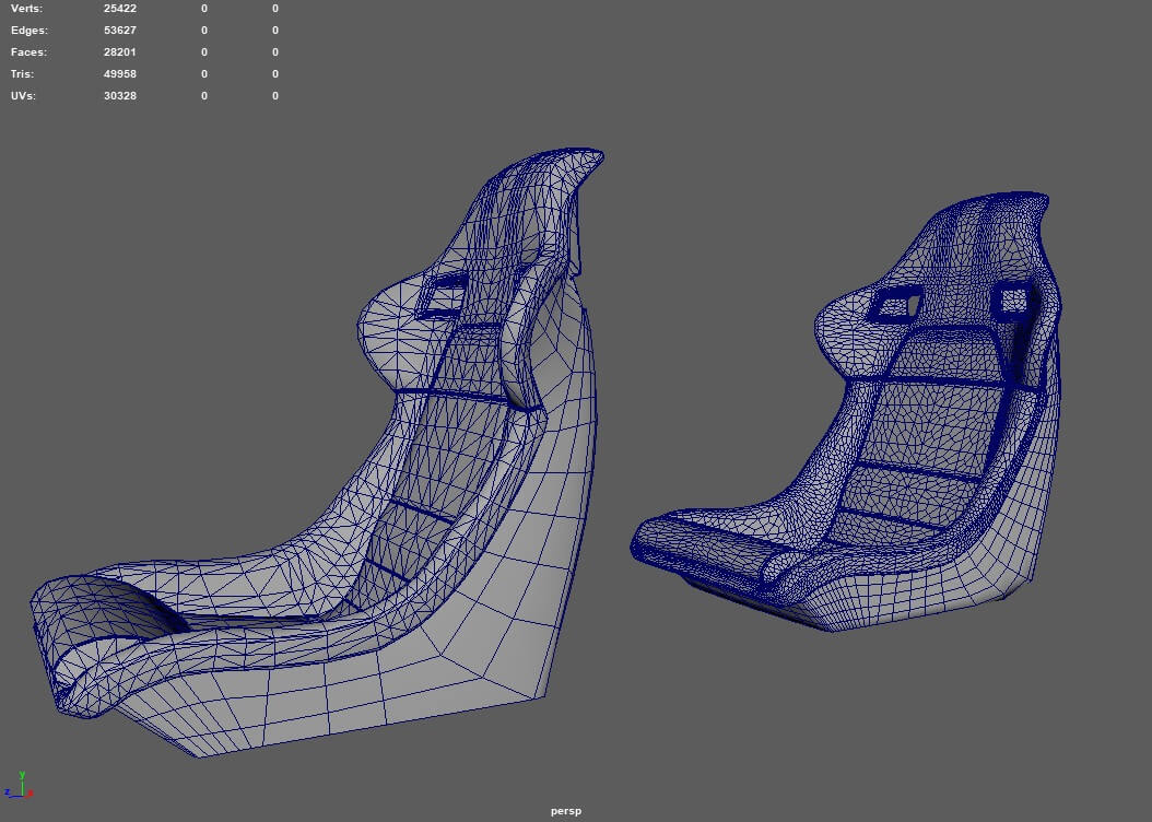 Car Seat 05 Concept - 3D Model by ViperJr3D