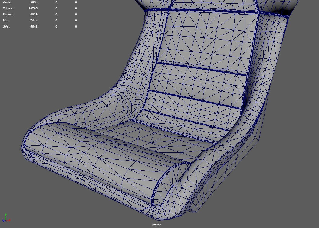 Car Seat 05 Concept - 3D Model by ViperJr3D