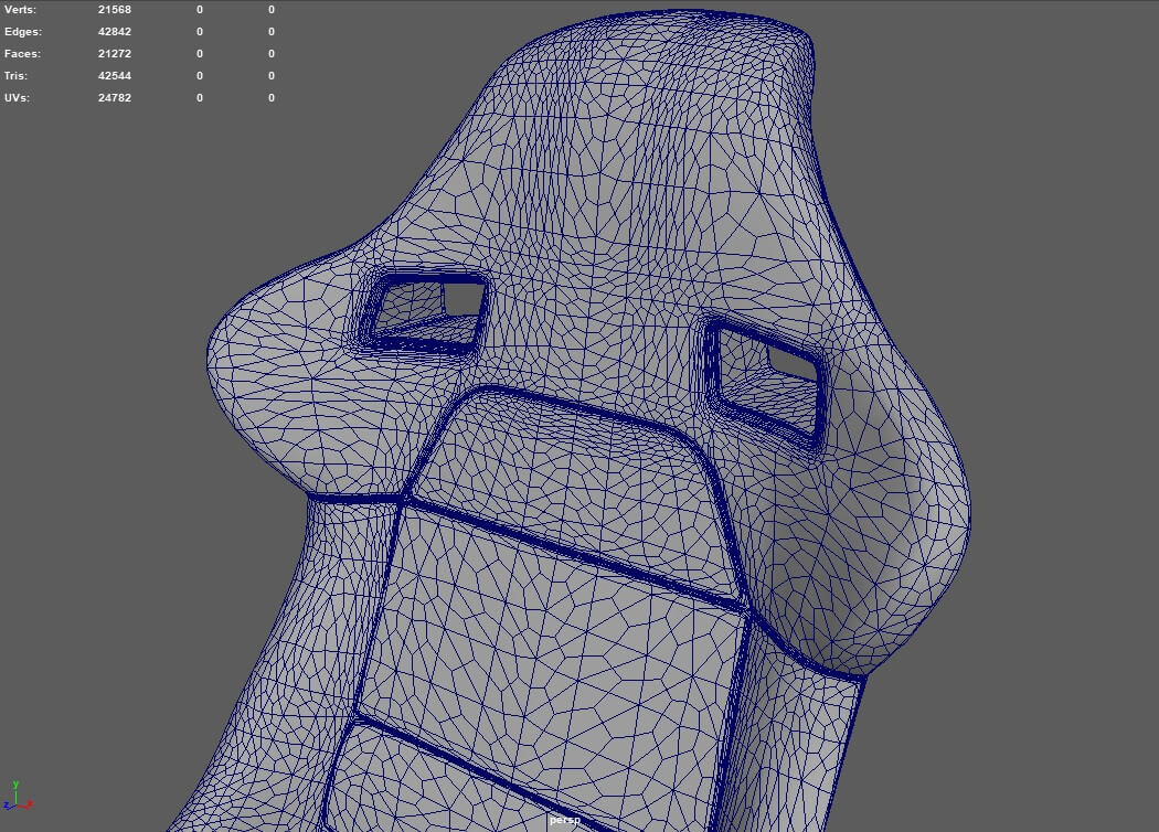 Car Seat 05 Concept - 3D Model by ViperJr3D