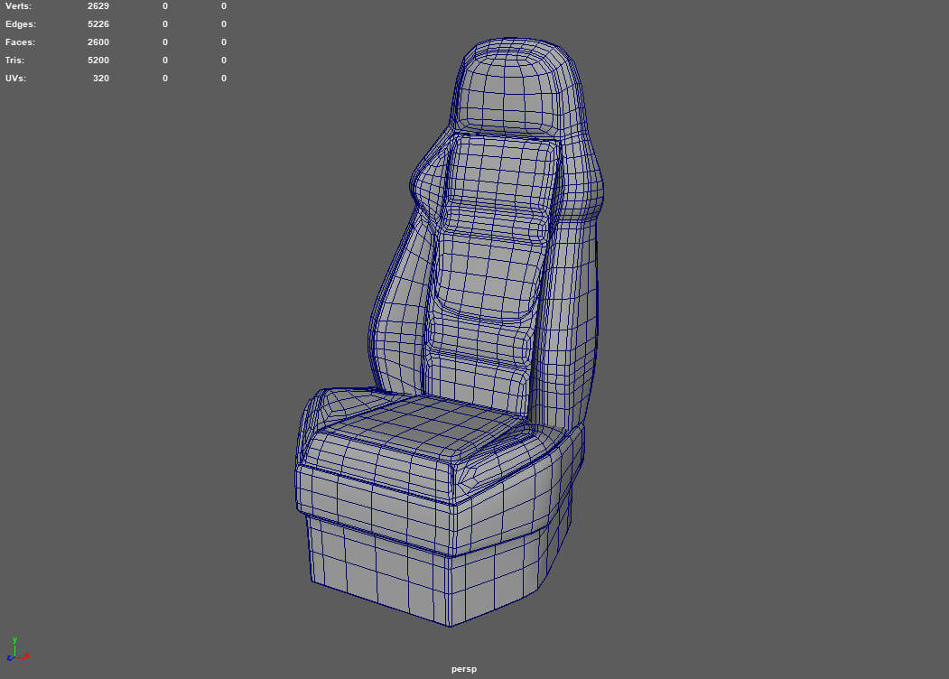 Car Seat 06 Concept - 3D Model by ViperJr3D