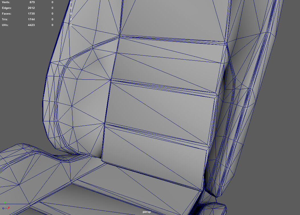 Car Seat 07 Concept - 3D Model by ViperJr3D