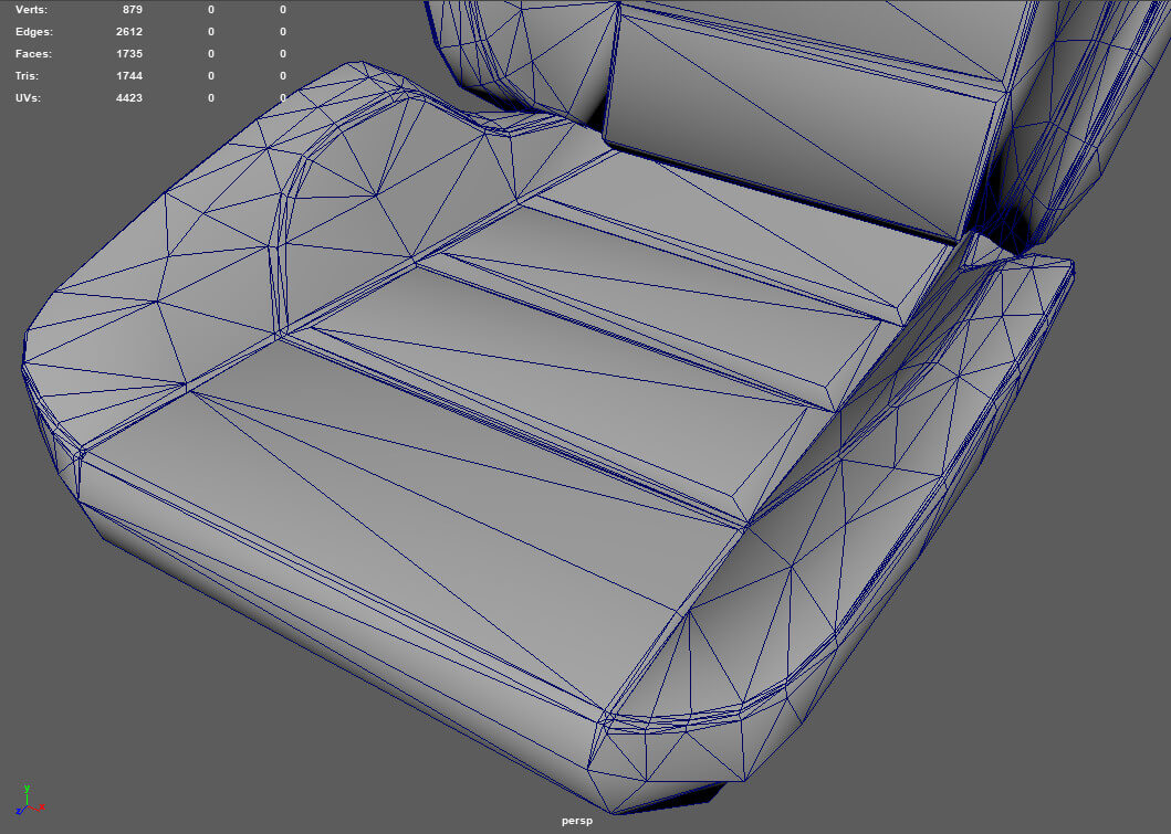 Car Seat 07 Concept - 3D Model by ViperJr3D