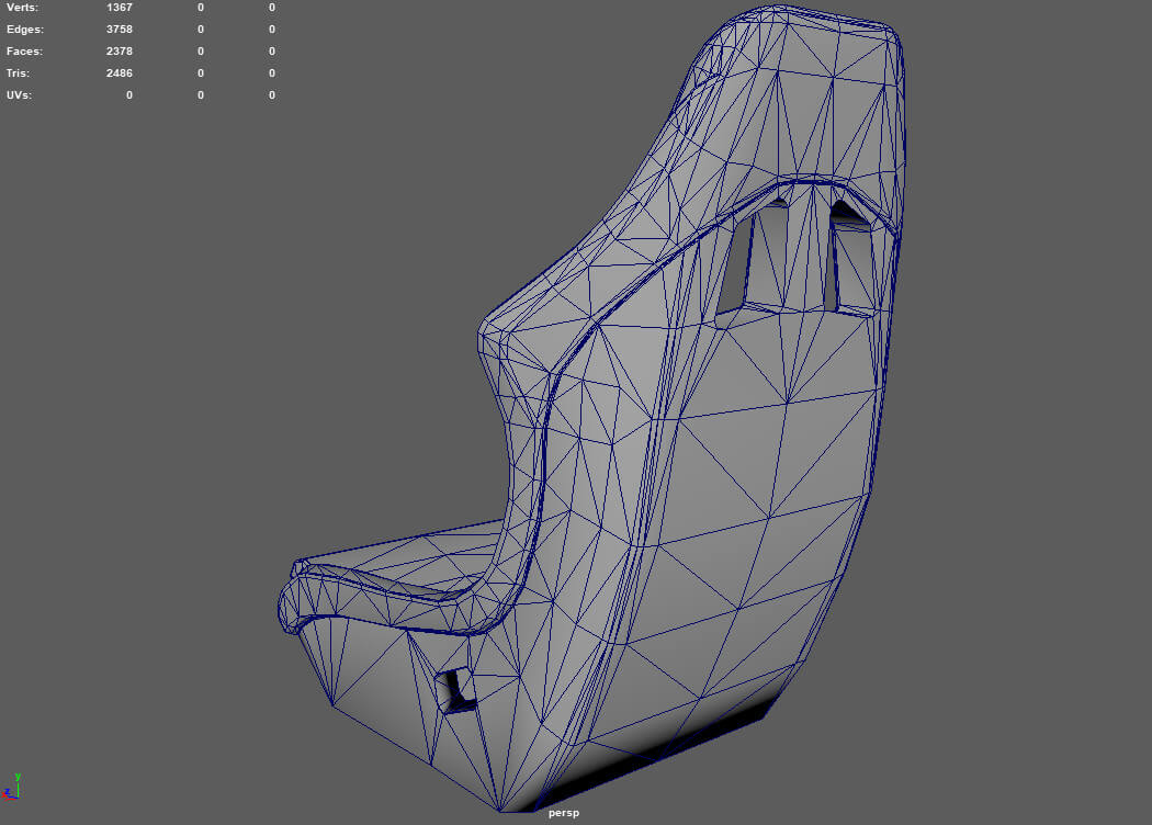 Car Seat 08 Concept - 3D Model by ViperJr3D