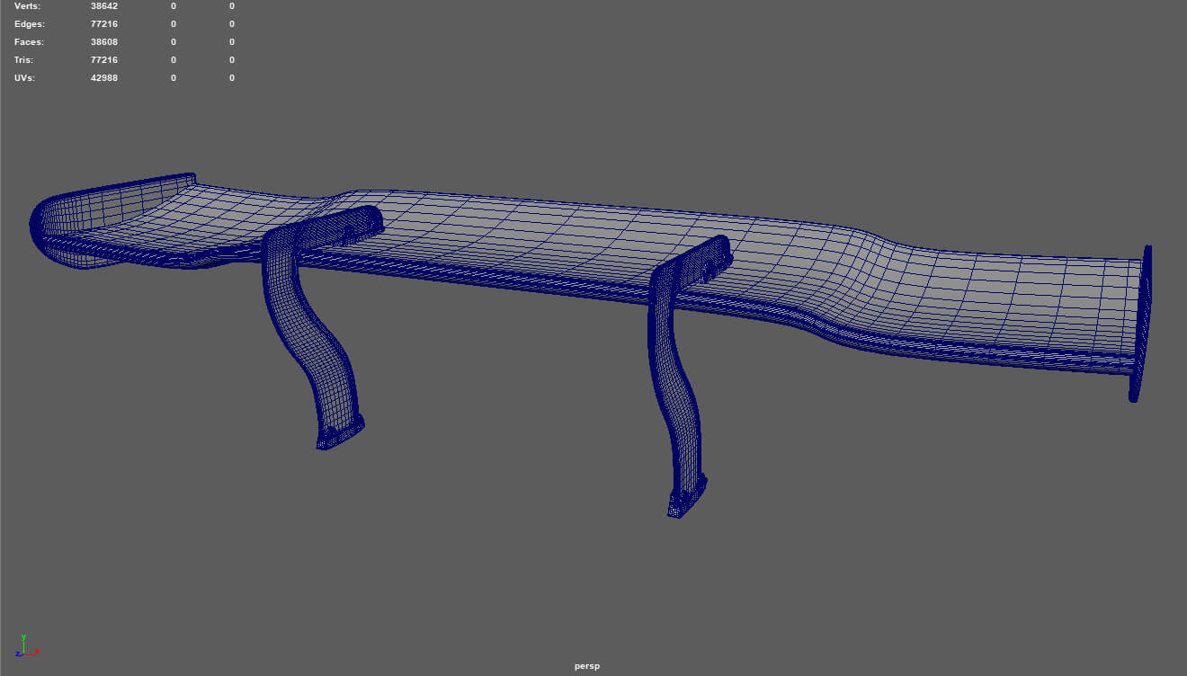 Car Spoiler 013 - 3D Model by ViperJr3D