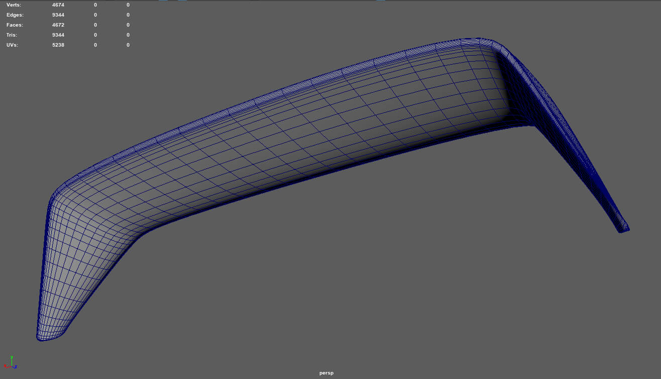 Car Spoiler 016 - 3D Model by ViperJr3D