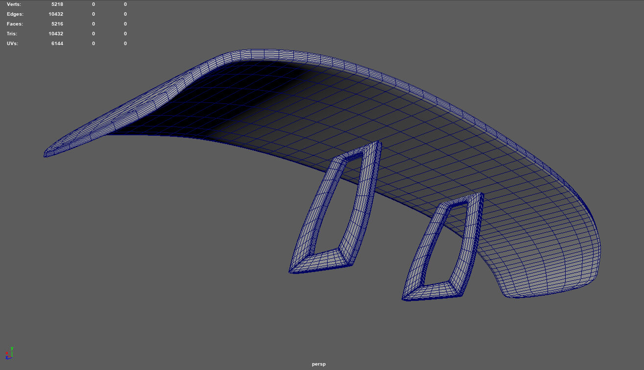 Car Spoiler 017 - 3D Model by ViperJr3D