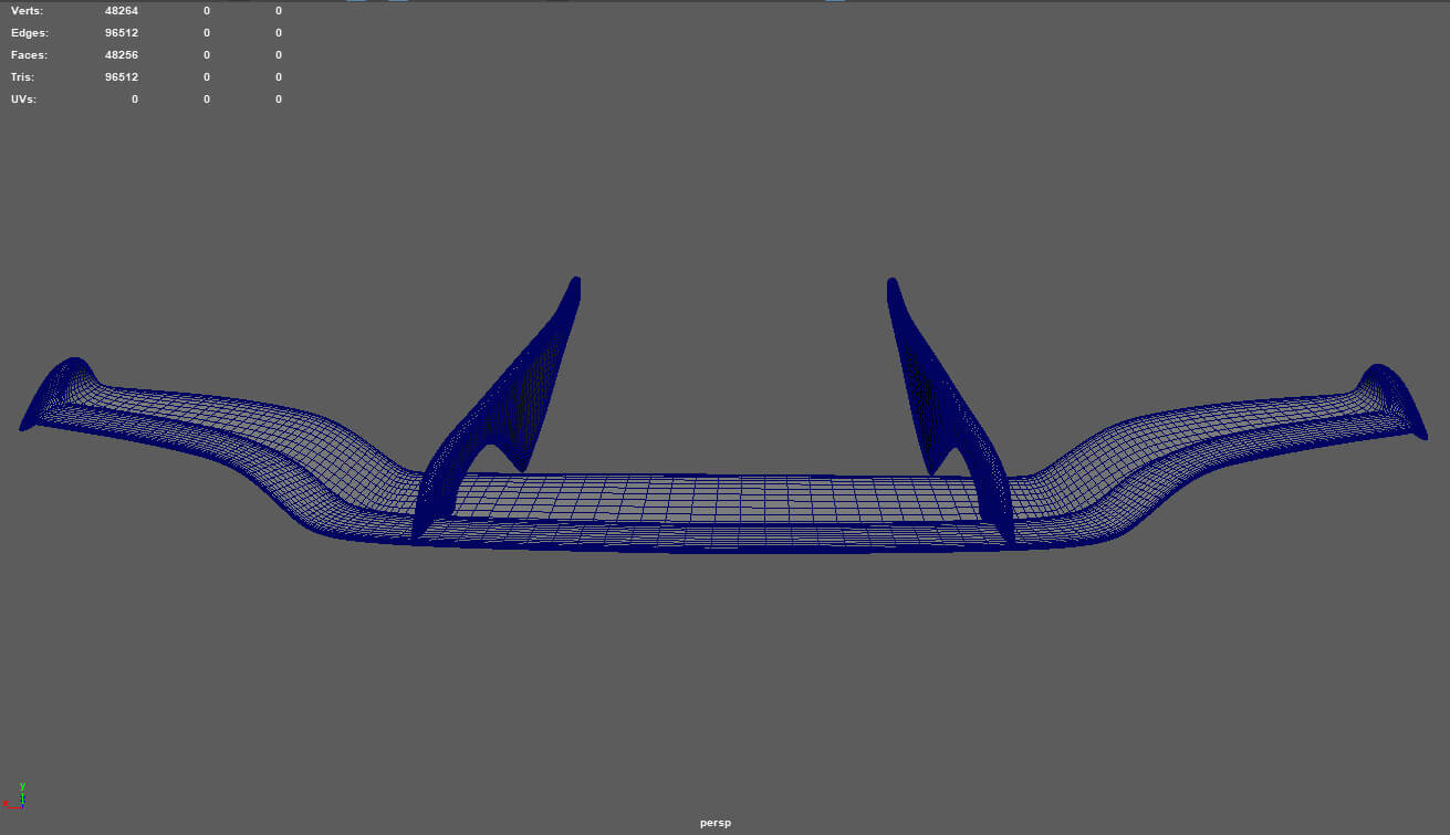 Car Spoiler 02 - 3D Print Model by ViperJr3D