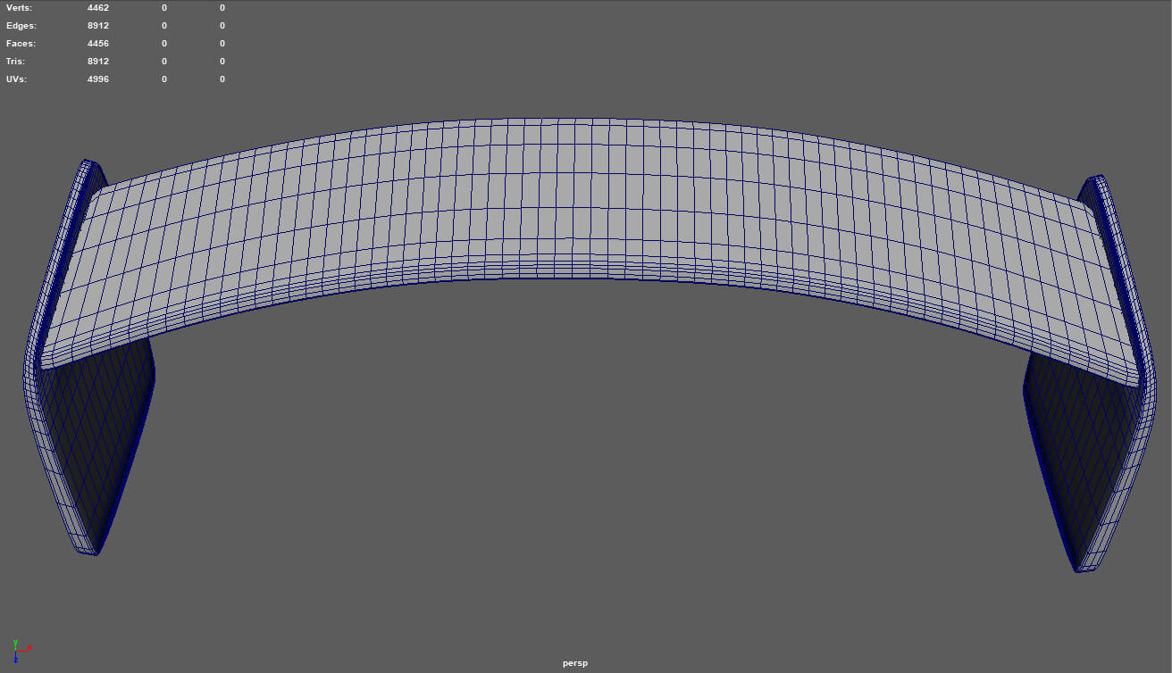 Car Spoiler 04 - 3D Model by ViperJr3D