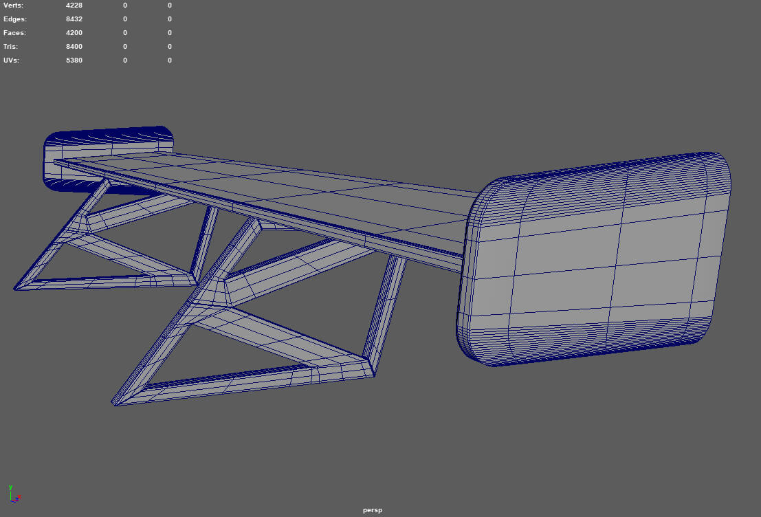 Car Spoiler 06 - 3D Print Model by ViperJr3D