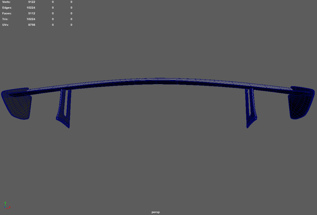 Car Spoiler 08 - 3D Model by ViperJr3D