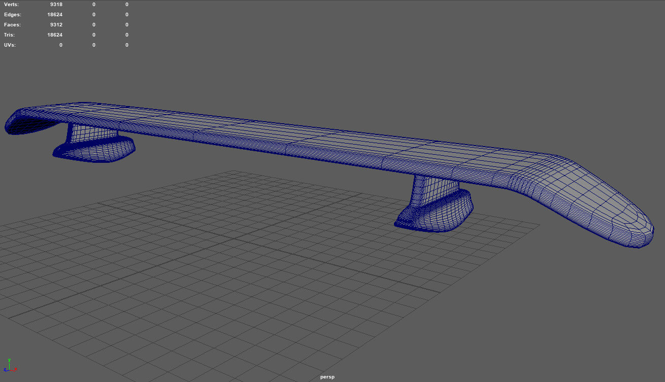 Car Spoiler Pack 01 - 3D Model by ViperJr3D