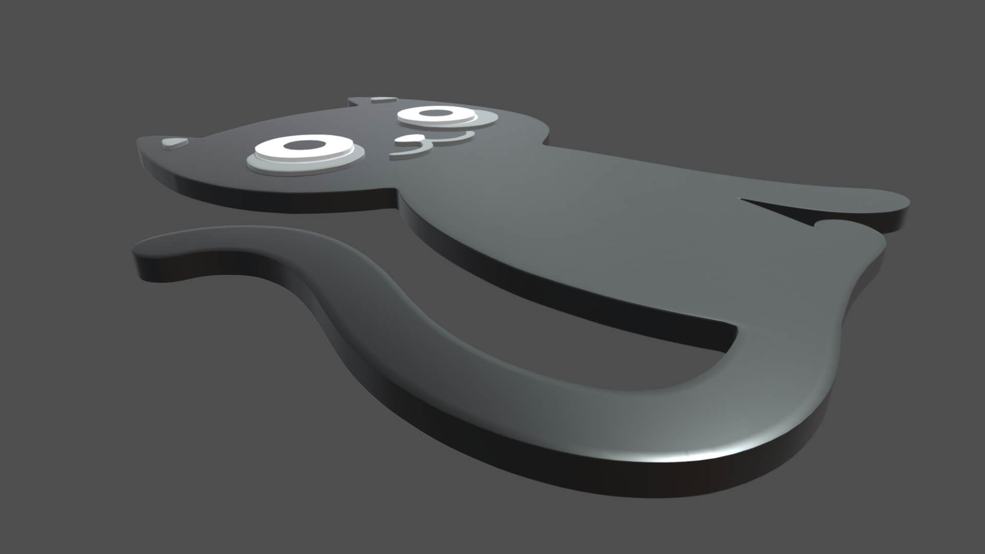 Cat Candy Cookie - 3D Model by ViperJr3D