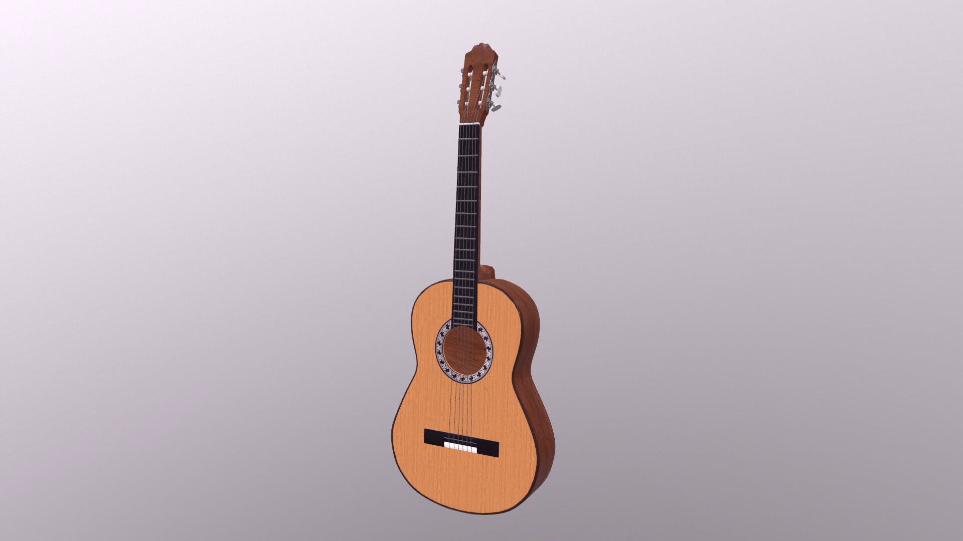 Classic Guitar - 3D Model by ViperJr3D