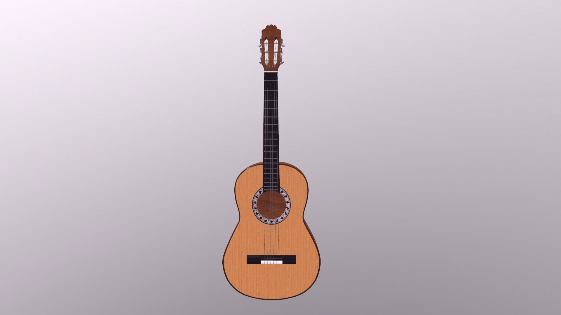Classic Guitar - 3D Model by ViperJr3D
