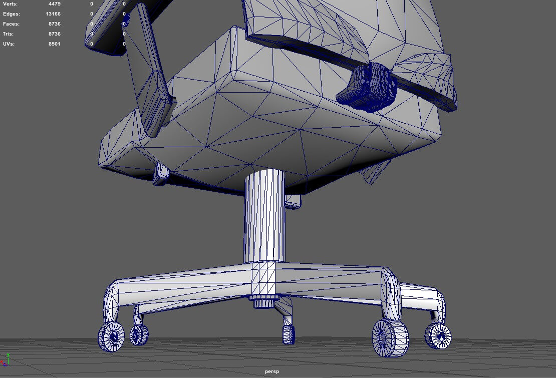 Computer Chair Office - 3D Model by ViperJr3D