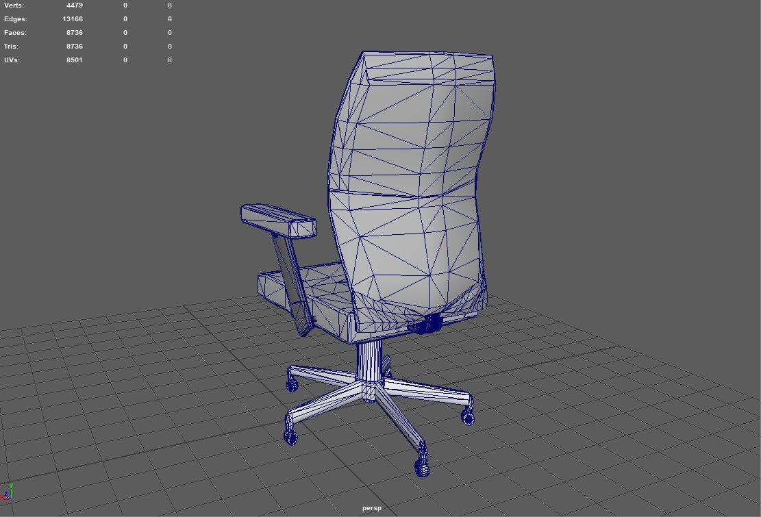 Computer Chair Office - 3D Model by ViperJr3D