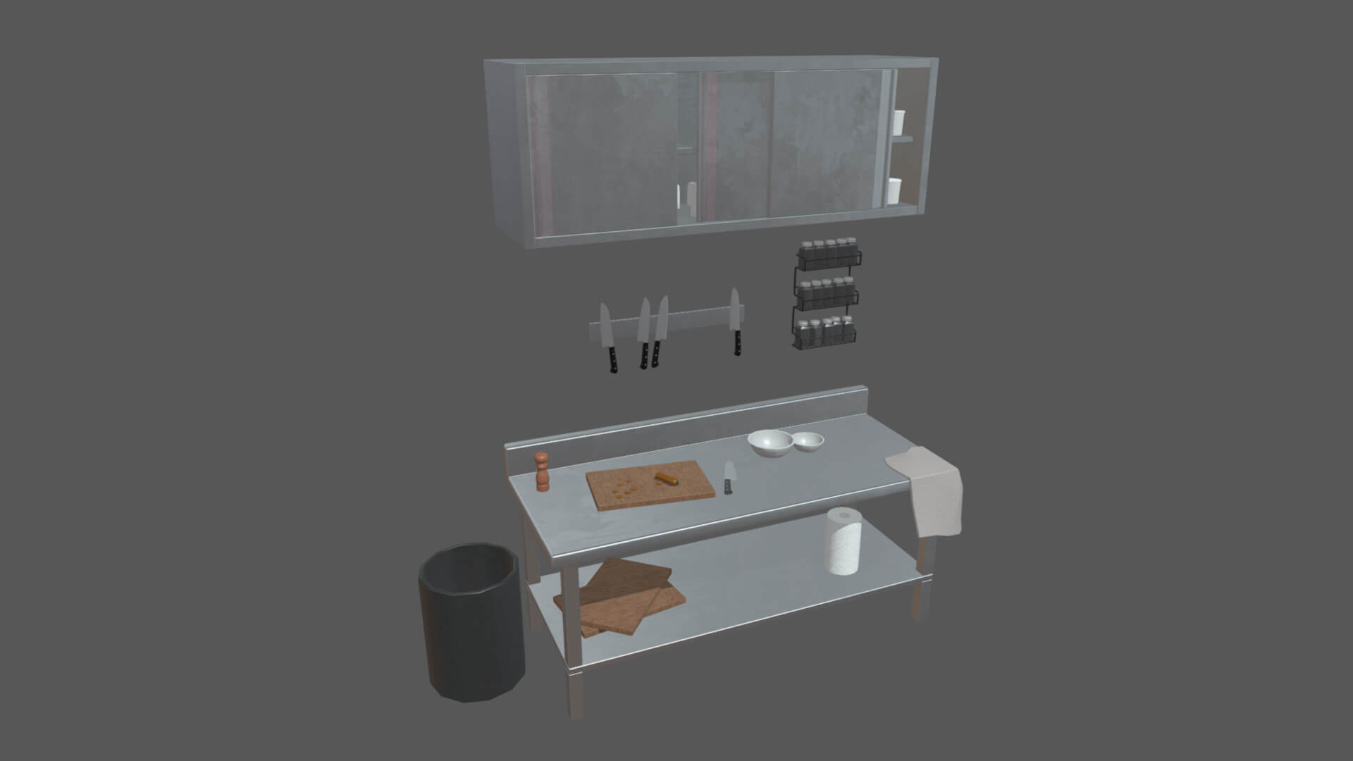 Cookware Set 01 - 3D Model by ViperJr3D