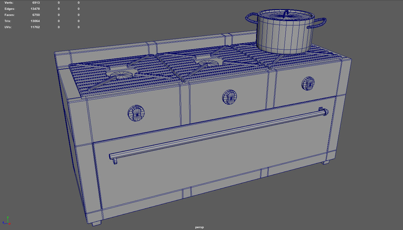 Cookware Set 02 - 3D Model by ViperJr3D