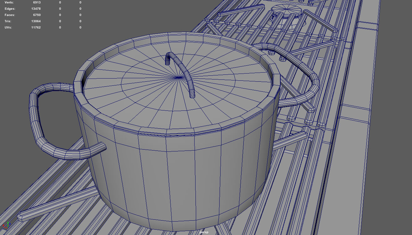 Cookware Set 02 - 3D Model by ViperJr3D