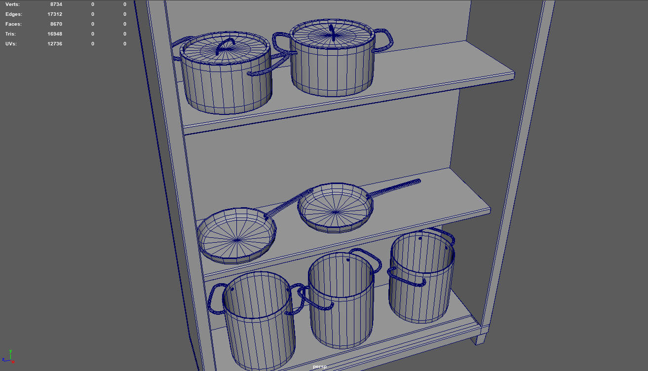Cookware Set 04 - 3D Model by ViperJr3D