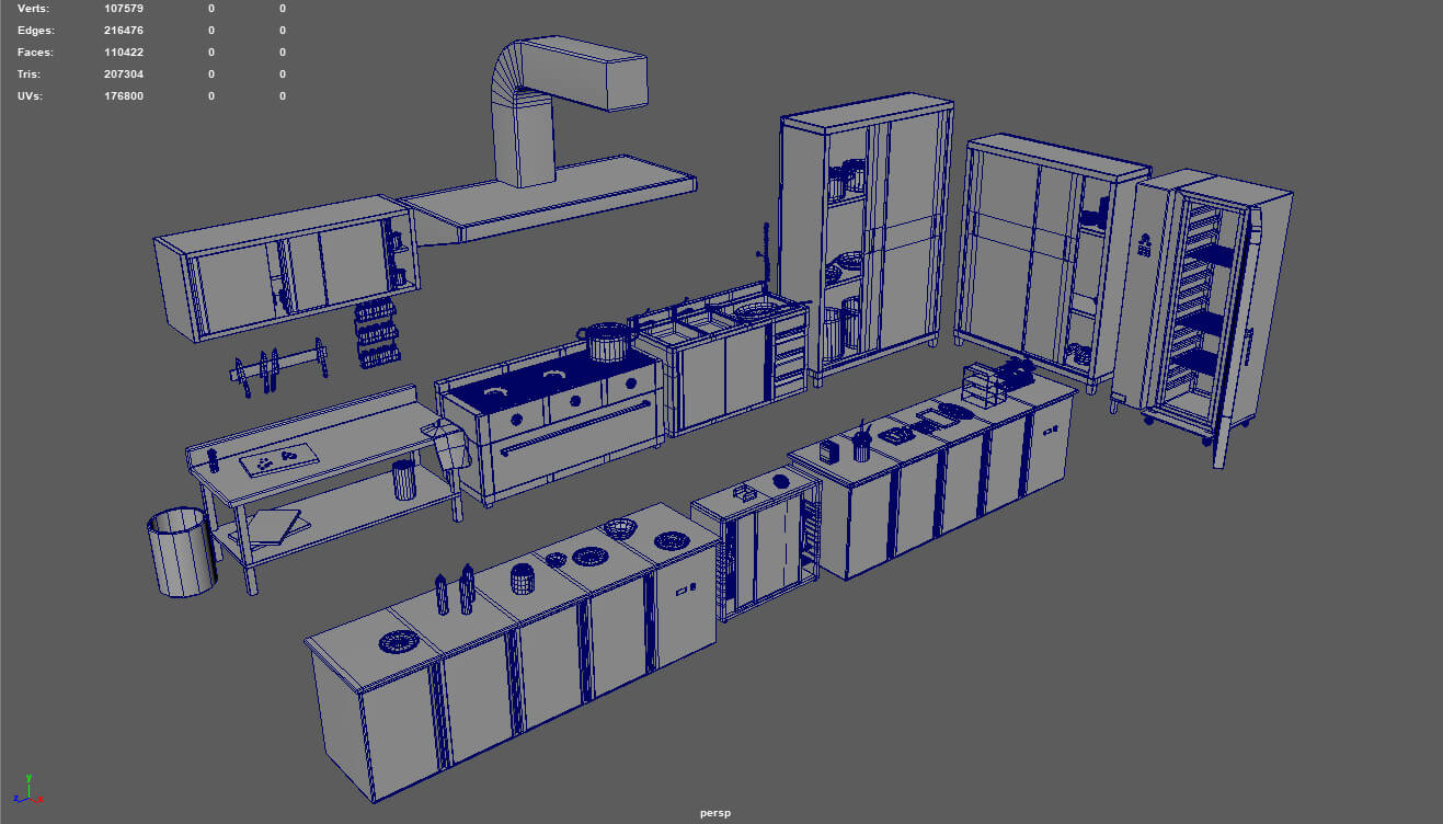 Cookware Set - 3D Model by ViperJr3D
