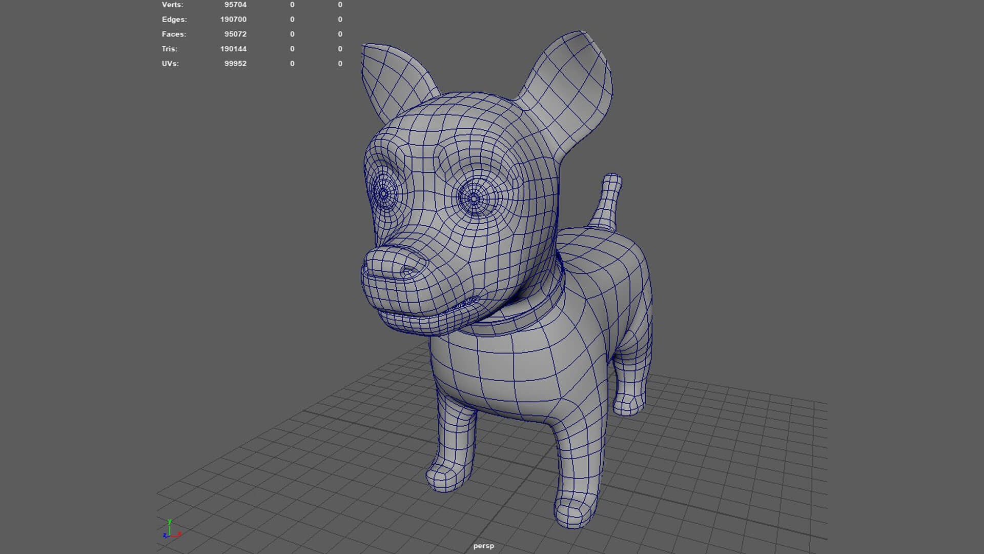 Dog Cartoon Rigged - 3D Model by ViperJr3D