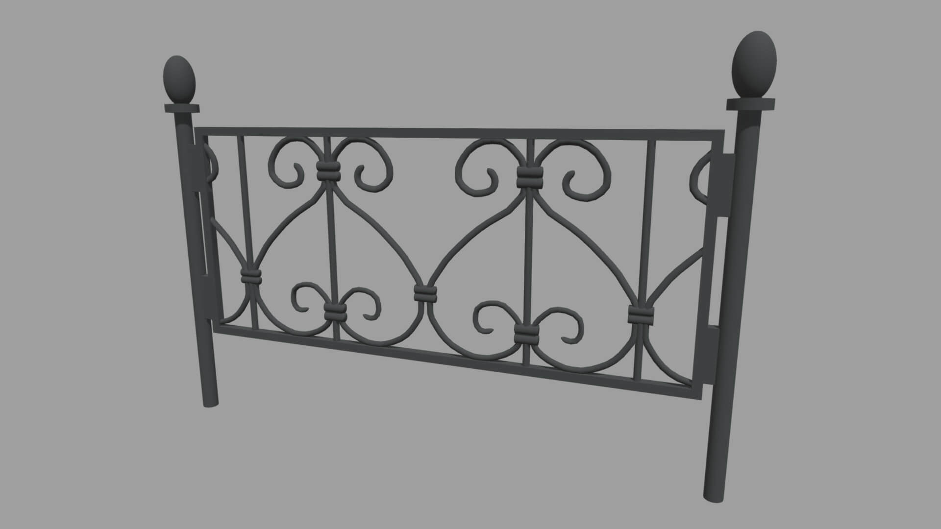 Fence 010 Street - 3D Model by ViperJr3D