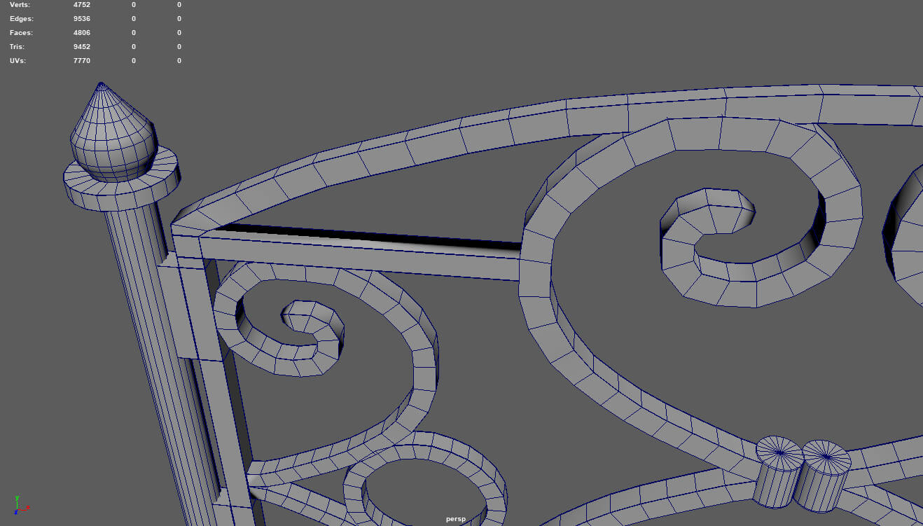 Fence 011 Street - 3D Model by ViperJr3D