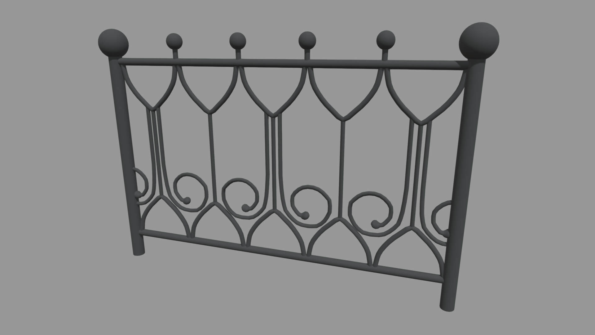 Fence 012 Street - 3D Model by ViperJr3D