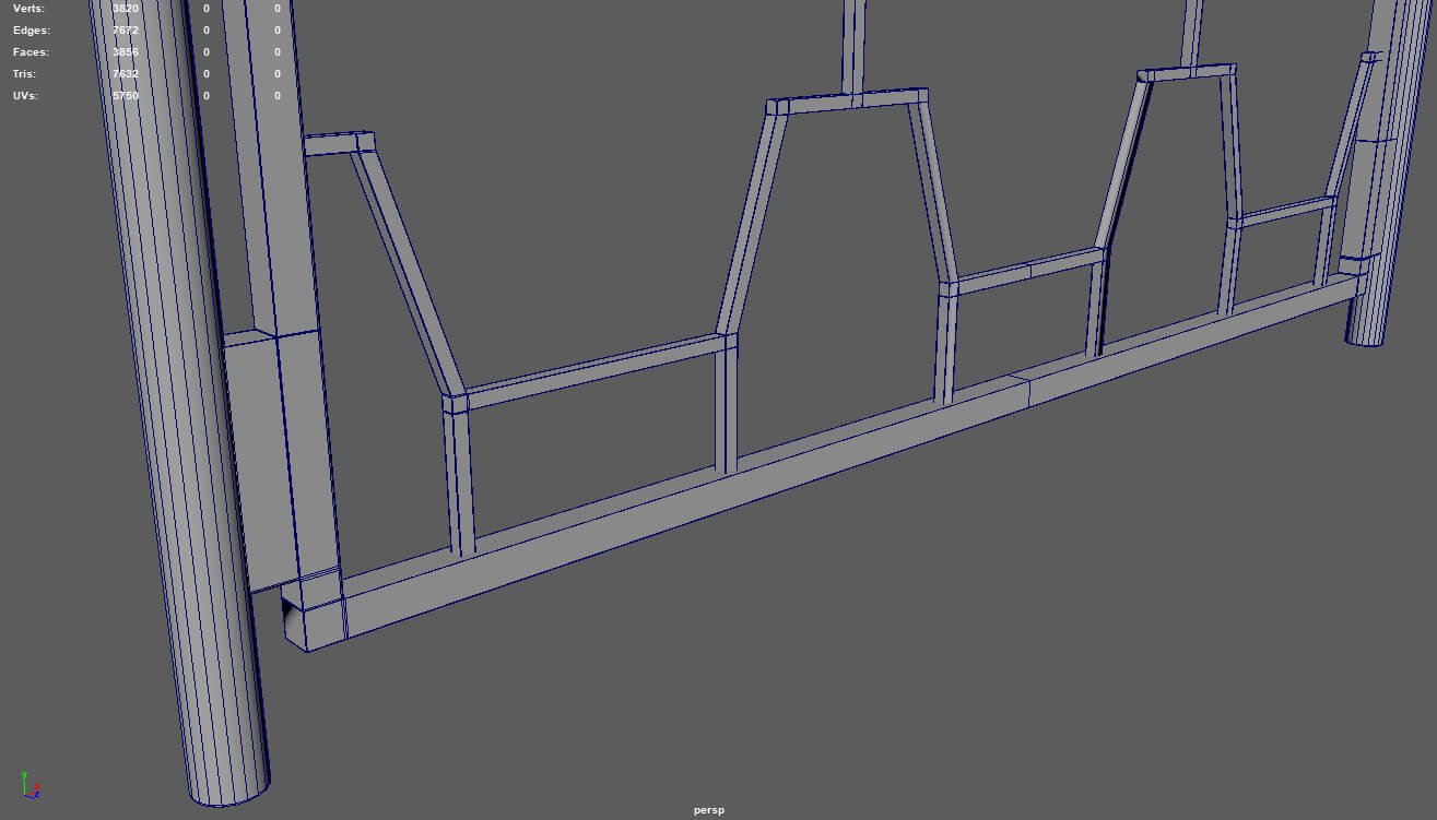 Fence 02 Street - 3D Model by ViperJr3D