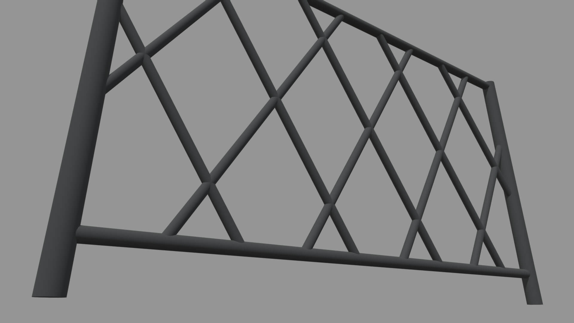 Fence 03 Street - 3D Model by ViperJr3D