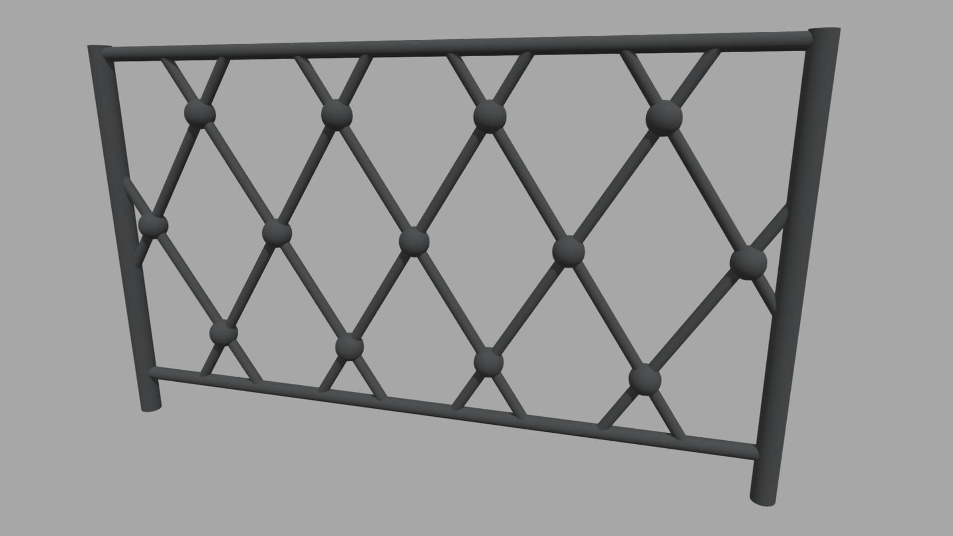 Fence 04 Street - 3D Model by ViperJr3D