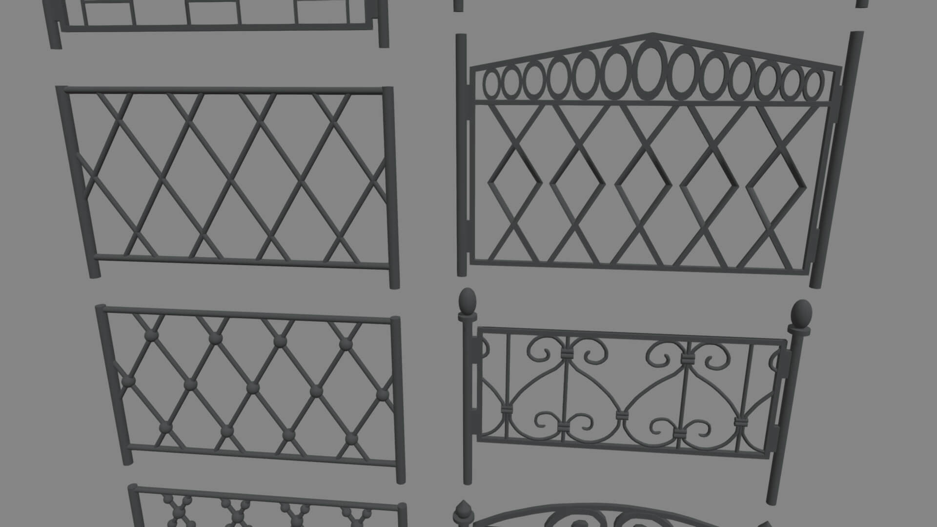 Fences Pack Street - 3D Model by ViperJr3D