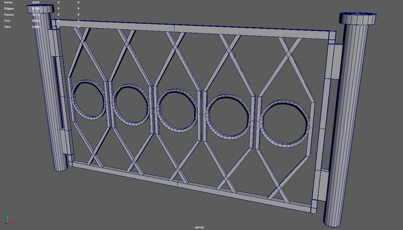 Fences Pack Street - 3D Model by ViperJr3D