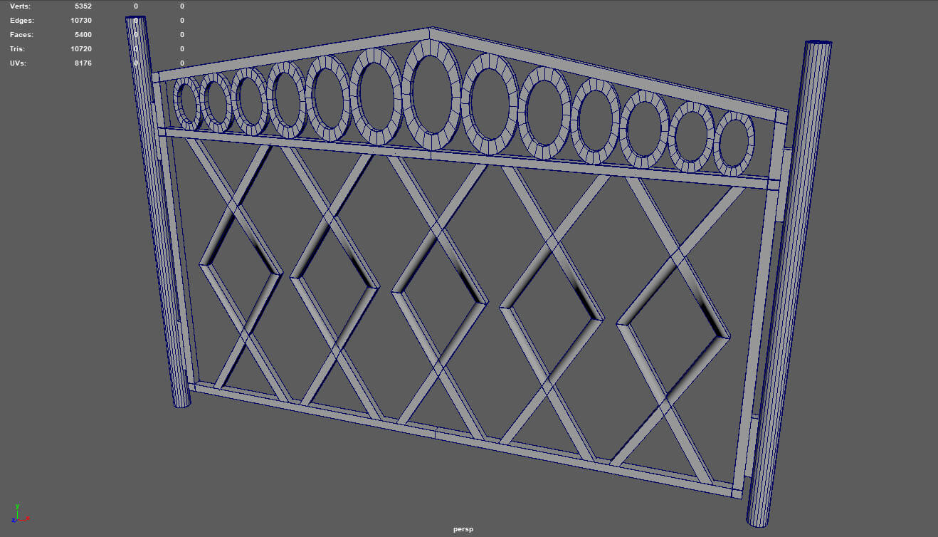 Fences Pack Street - 3D Model by ViperJr3D