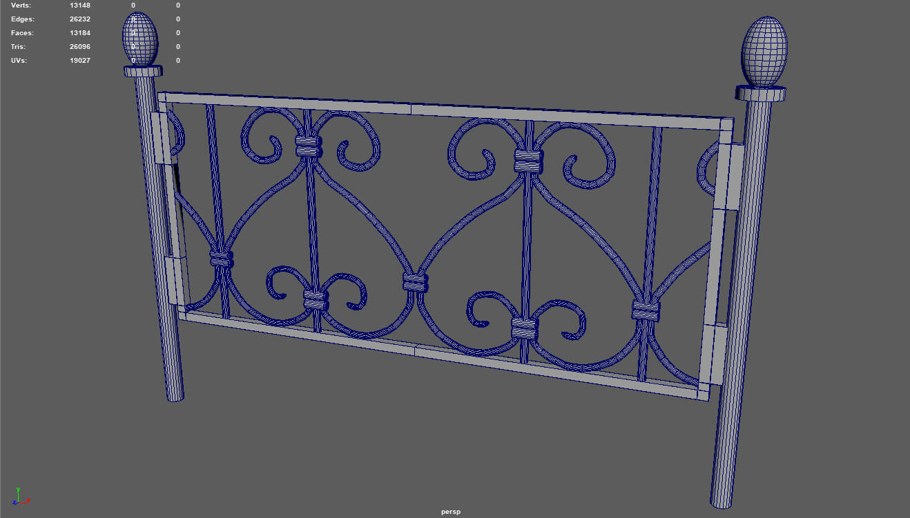 Fences Pack Street - 3D Model by ViperJr3D