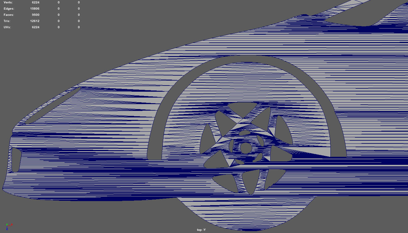 Ferrari F40 Key Ring - 3D Model by ViperJr3D