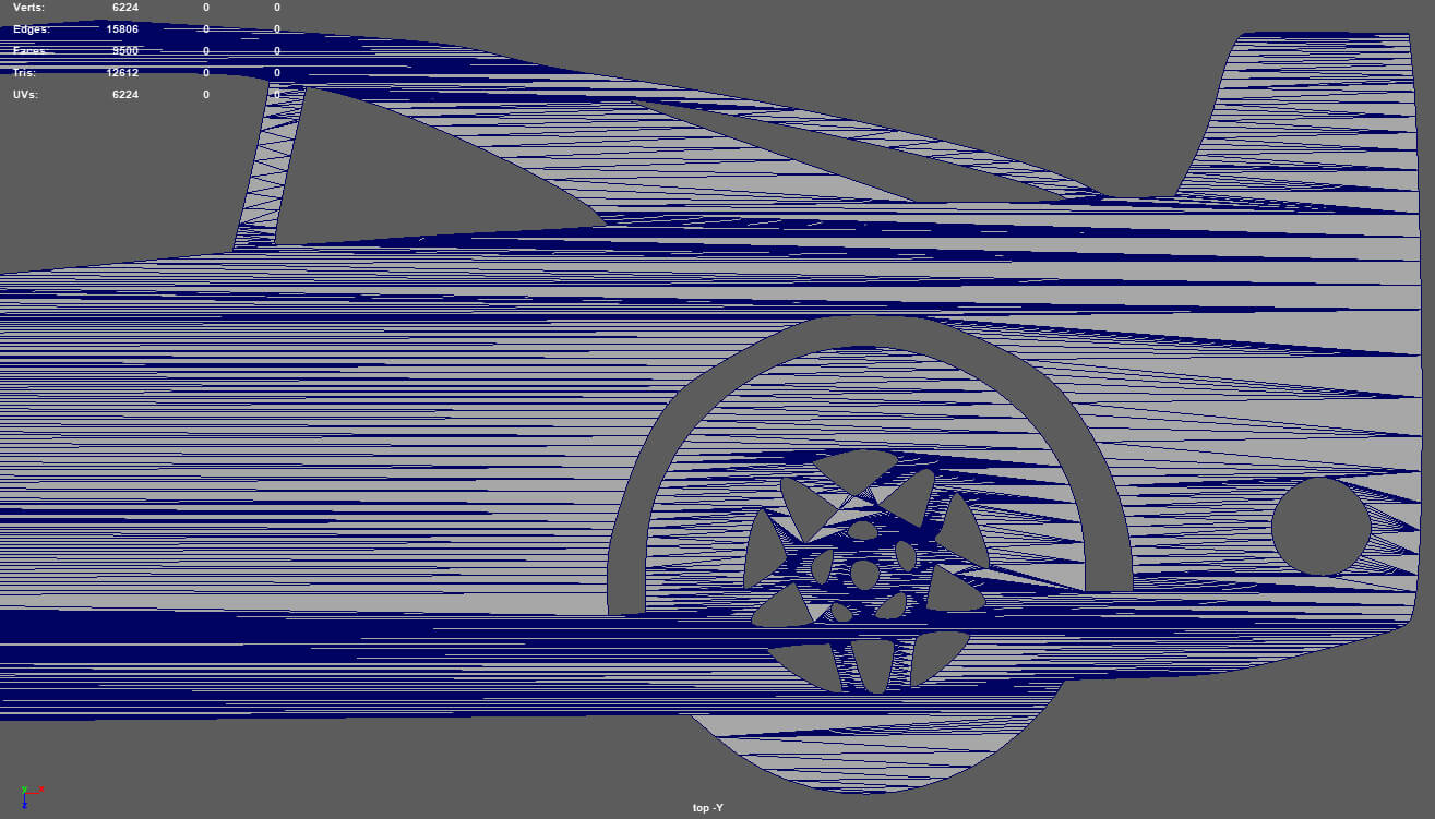 Ferrari F40 Key Ring - 3D Model by ViperJr3D