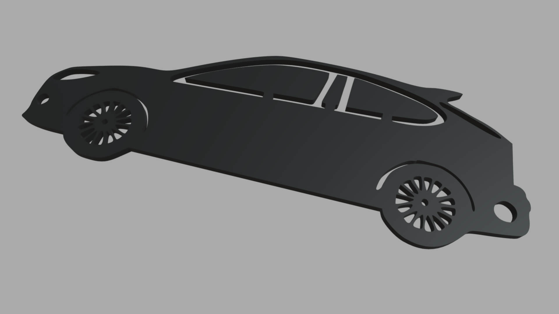 Ford Focus 01 Key Ring - 3D Model by ViperJr3D