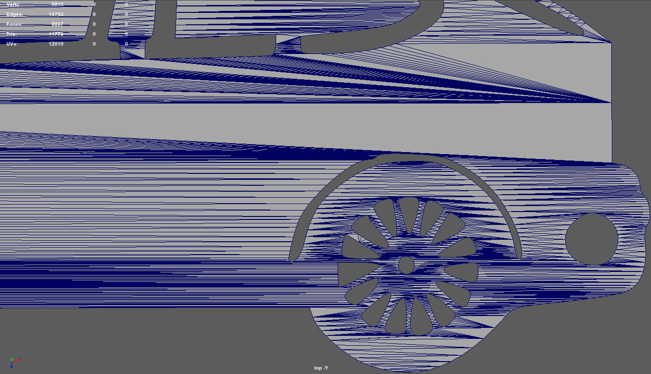 Ford Focus 01 Key Ring - 3D Model by ViperJr3D