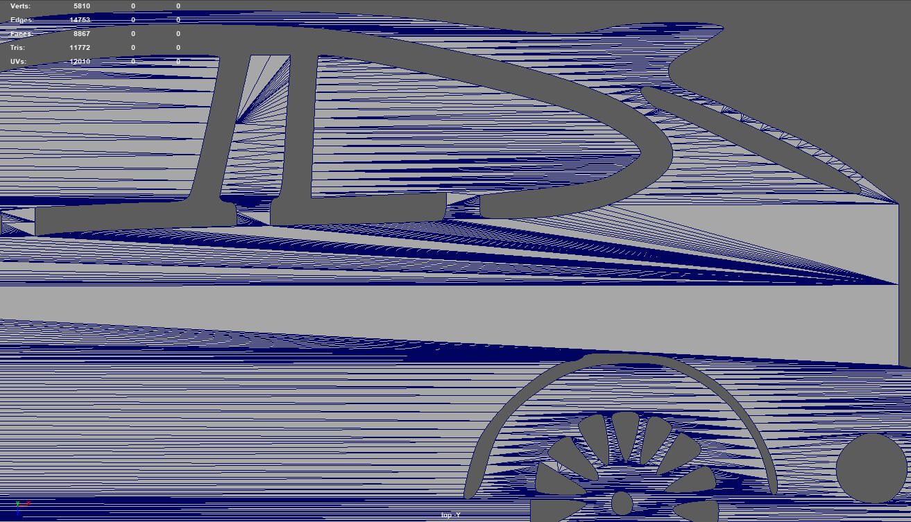 Ford Focus 01 Key Ring - 3D Model by ViperJr3D