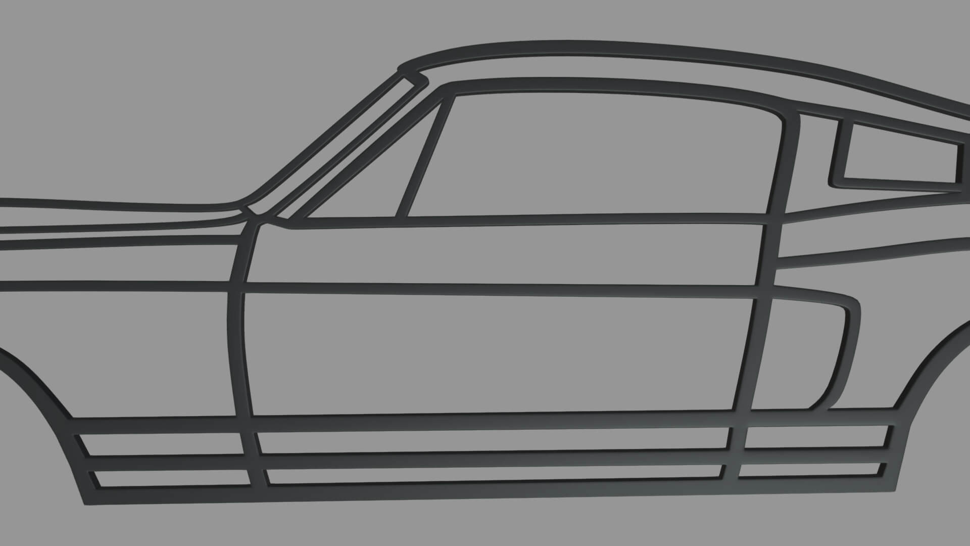 Ford Mustang Silhouette