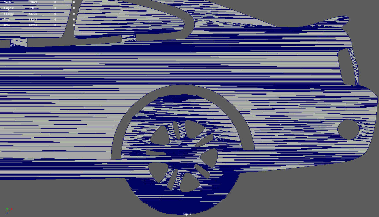 Ford Mustang Key Ring - 3D Model by ViperJr3D
