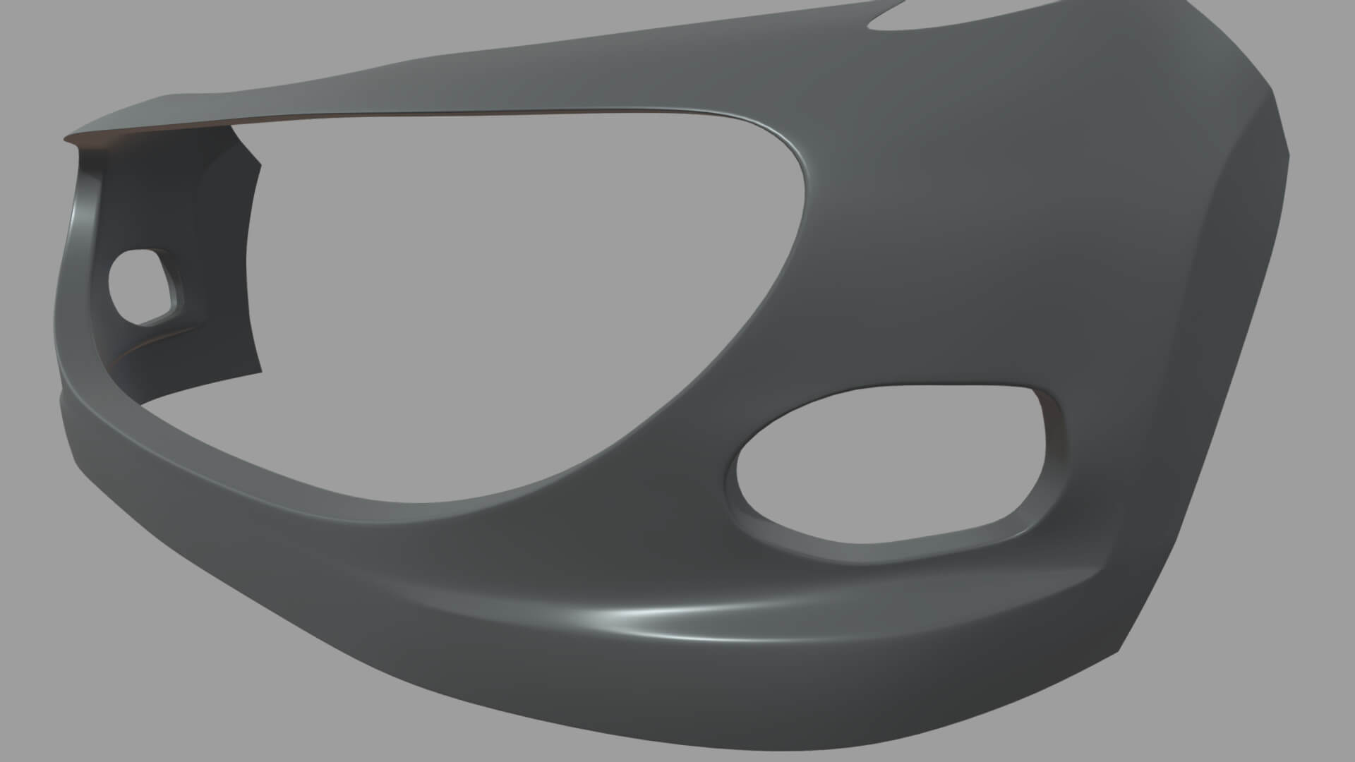 Front Bumper Custom 01 - 3D Model by ViperJr3D