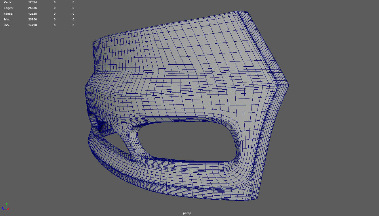 Front Bumper Custom 02 - 3D Print Model by ViperJr3D