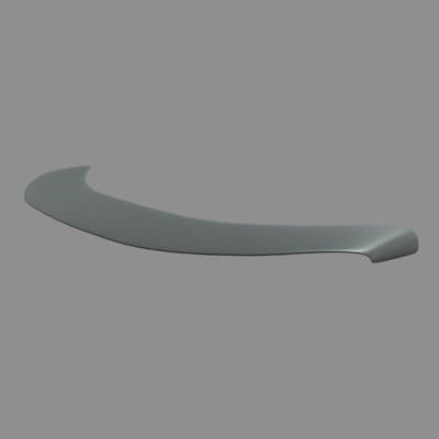 Front Bumper Lip Car 01 - 3D Model by ViperJr3D
