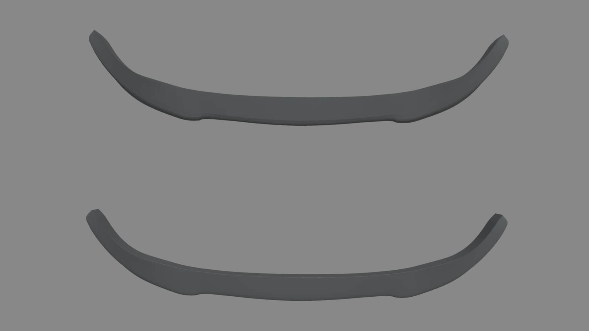 Front Bumper Lip Car 02 - 3D Model by ViperJr3D