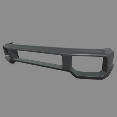 Front Bumper Mercedes Benz AMG G 63 - 3D Model by ViperJr3D